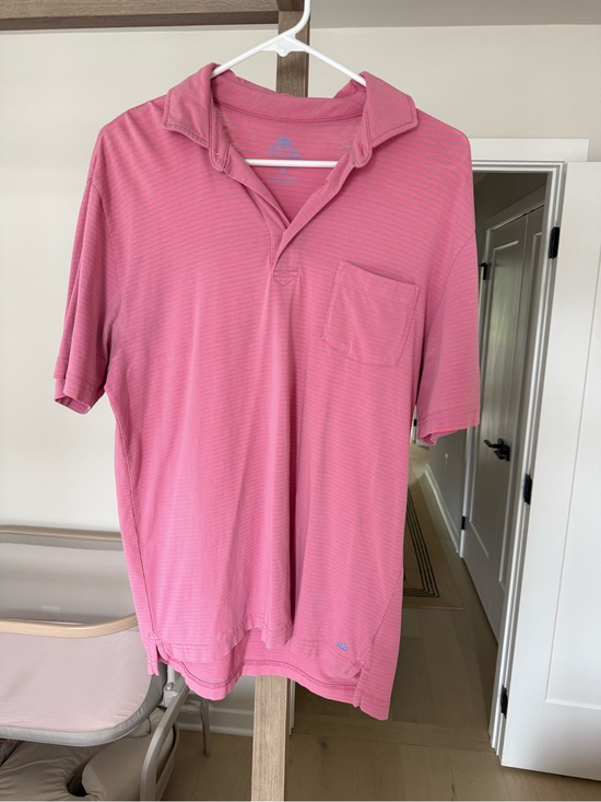 Peter Millar | Shirts | Peter Millar Pink Shortsleeve Polo W Chest ...